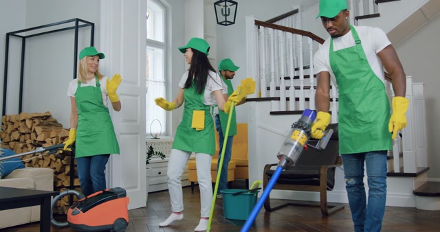 Group Clean Up Stock Footage: Royalty-Free Video Clips - Storyblocks