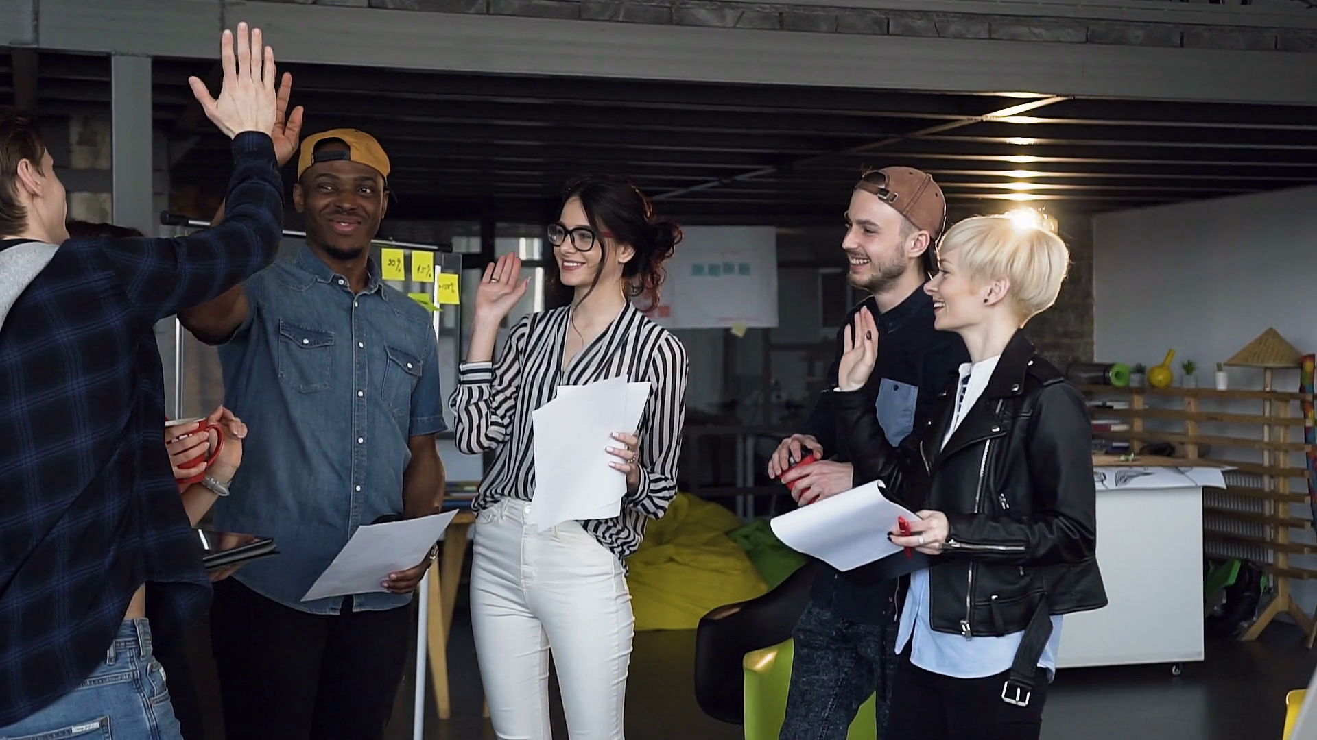 Diverse Creative Business People Combine Stock Footage SBV-336798570 ...