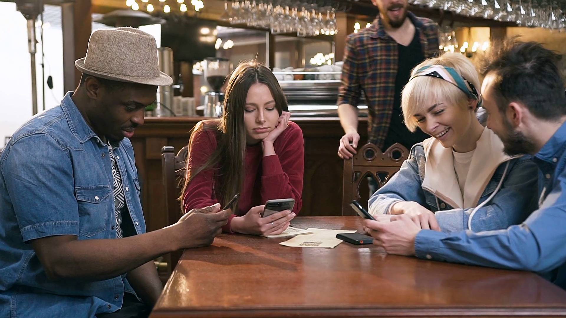 Friends Greeting Young People Using Stock Footage SBV-335411511 ...