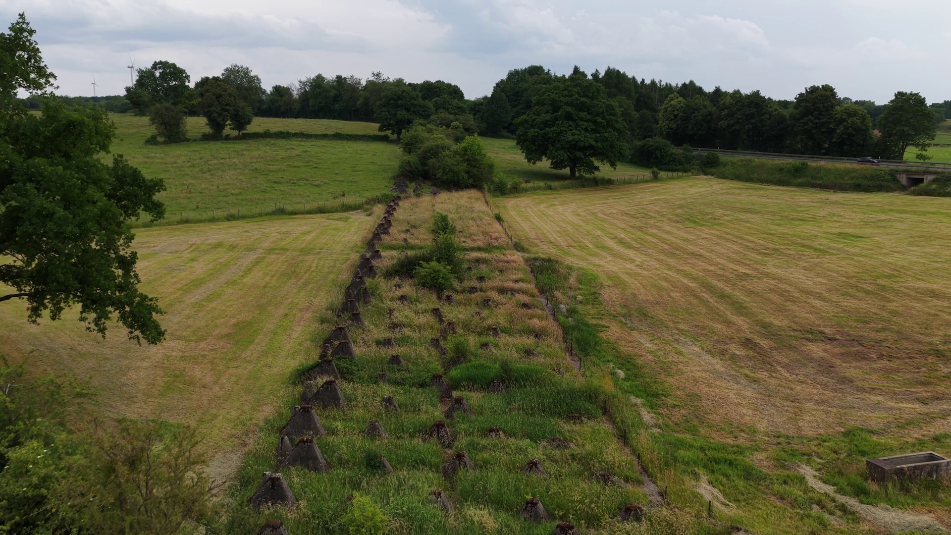 Dragons Teeth Of Siegfried Line World War 2 Stock Footage SBV-352408310 ...