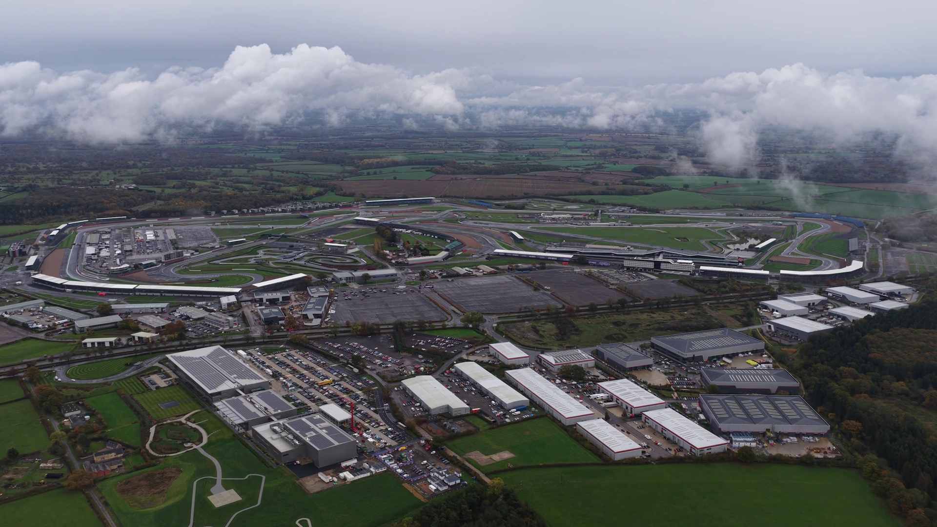 Silverstone Race Track Motorsports Auto Stock Footage SBV-353158817 ...