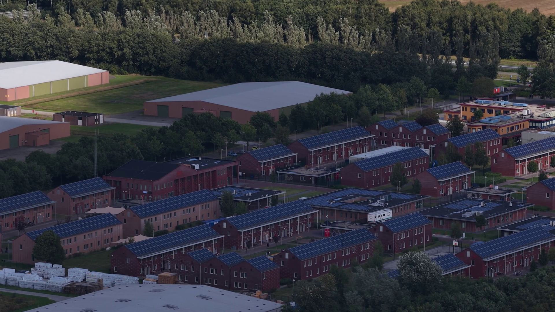 Azc Ter Apel Asylum Seekers Centre Reception Stock Footage SBV ...