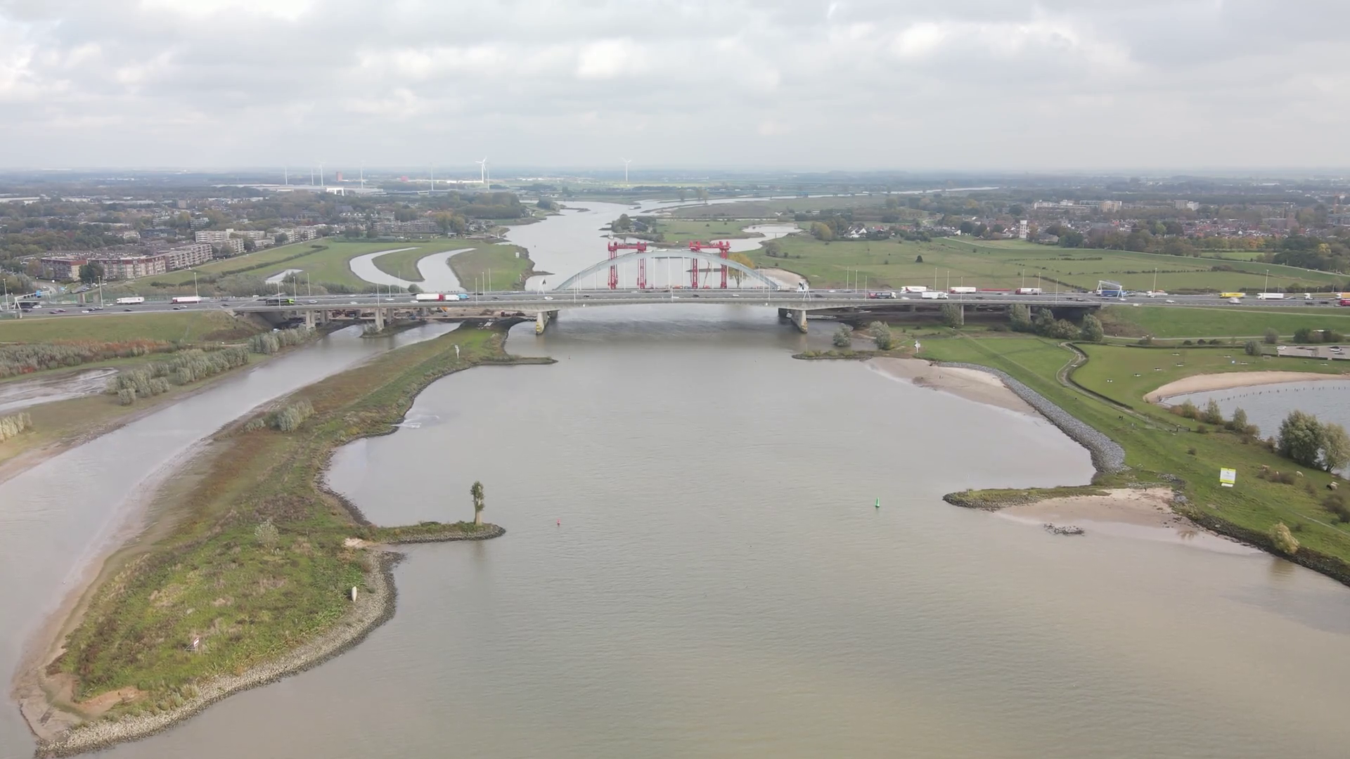 Aerial Drone View Of Dutch Infrastructure Stock Footage SBV-347186874 ...