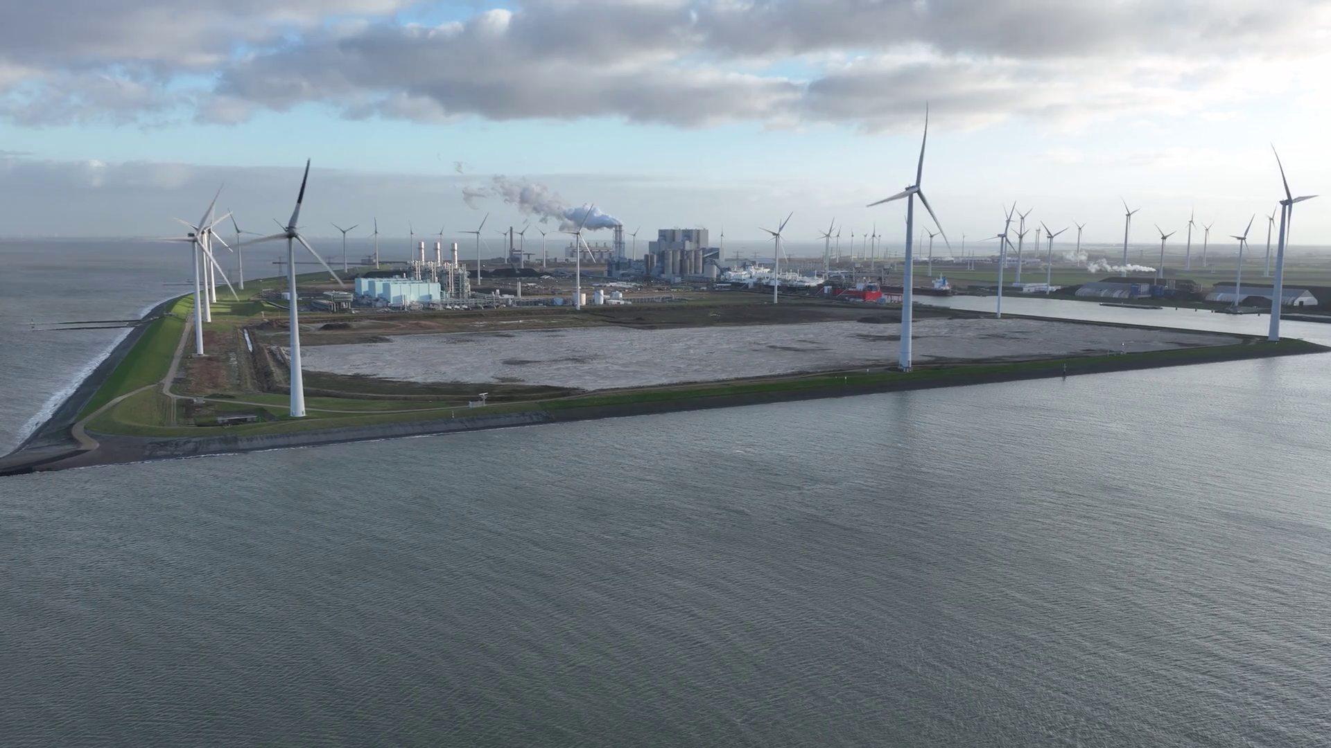 The Eemshaven Transshipment Port Located In Stock Footage SBV-347355332 ...