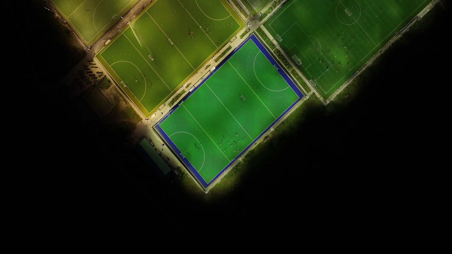 Aerial Drone Footage Of Leisure Sport Stock Footage SBV-348493386 ...