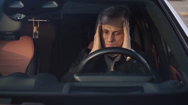 Stressed Driver Stock Footage: Royalty-Free Video Clips - Storyblocks