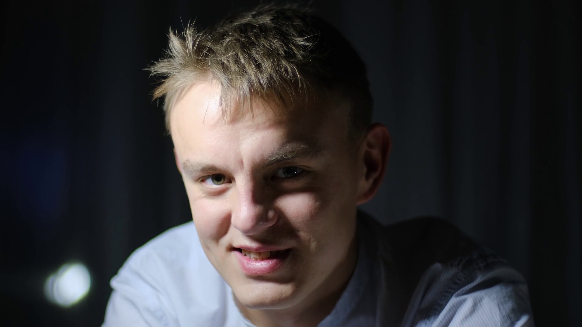 A Sly Insidious Look With Smile Of Gifted Stock Footage SBV-339019027 ...