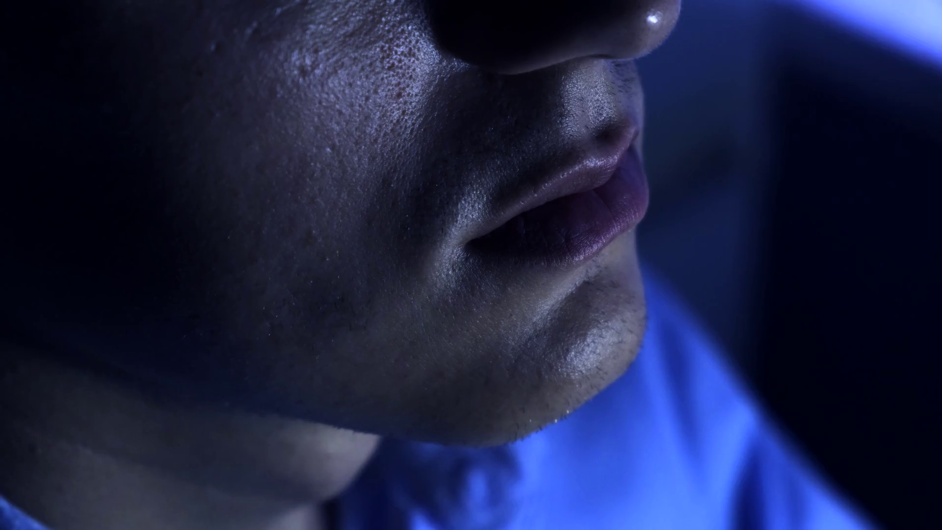 A Person's Emotional Moment At Night Stock Motion Graphics SBV ...