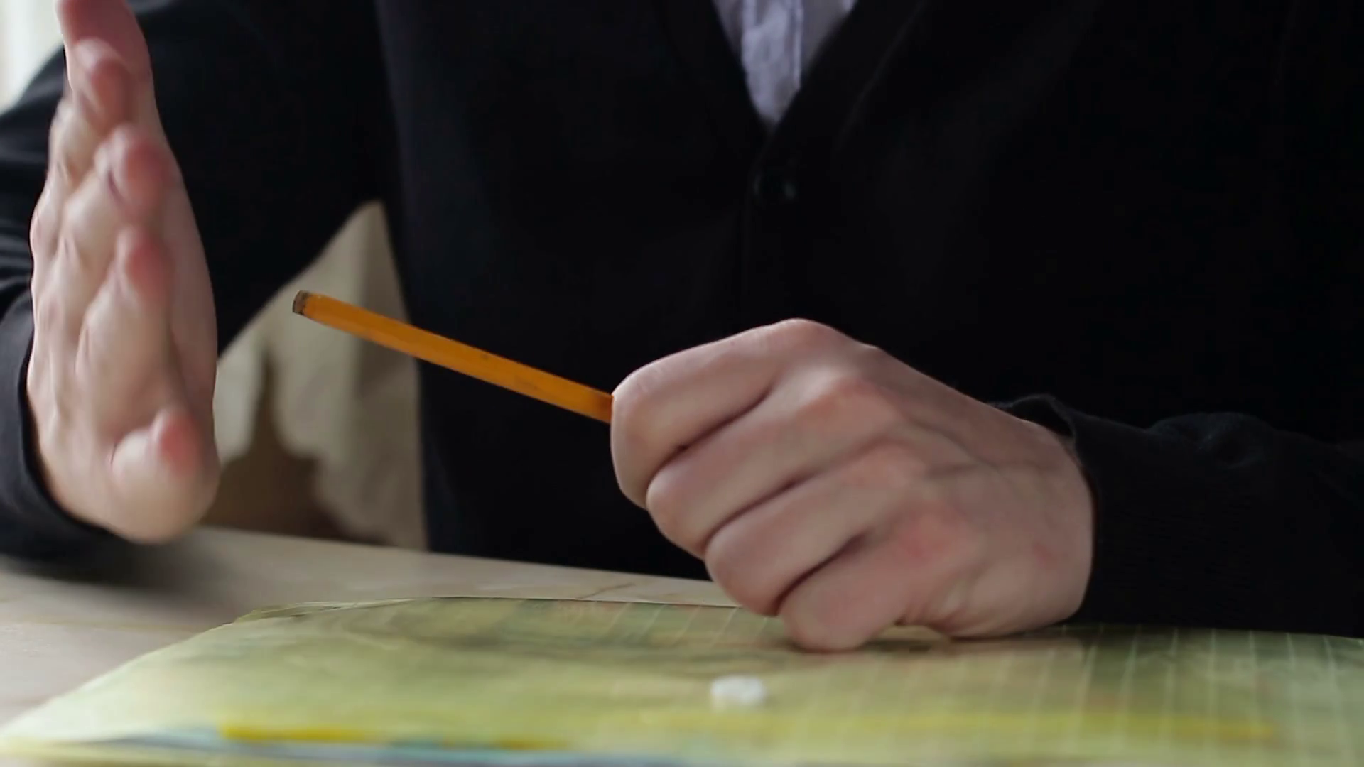 Angry Man Breaking Pencil Angry Frustrated Stock Footage SBV-331518039 ...