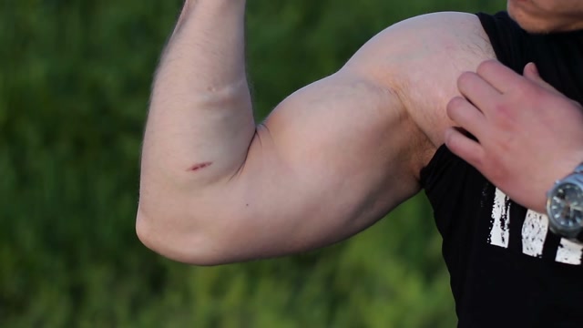 Flexing Arm Stock Footage: Royalty-Free Video Clips - Storyblocks