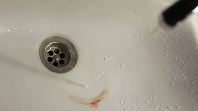 Blood In Sink Brushing Stock Footage: Royalty-Free Video Clips ...