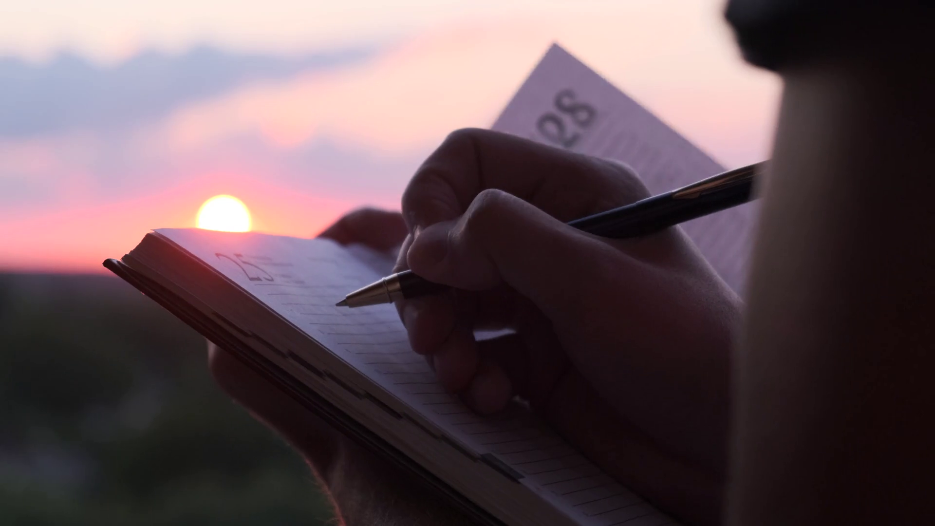 Businessman Writing Ideas In Notebook At Stock Footage SBV-336382146 ...