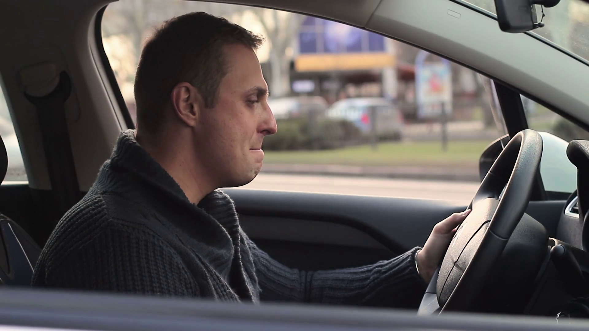 Struggling Young Man Facing Challenges In Stock Footage SBV-319777209 ...