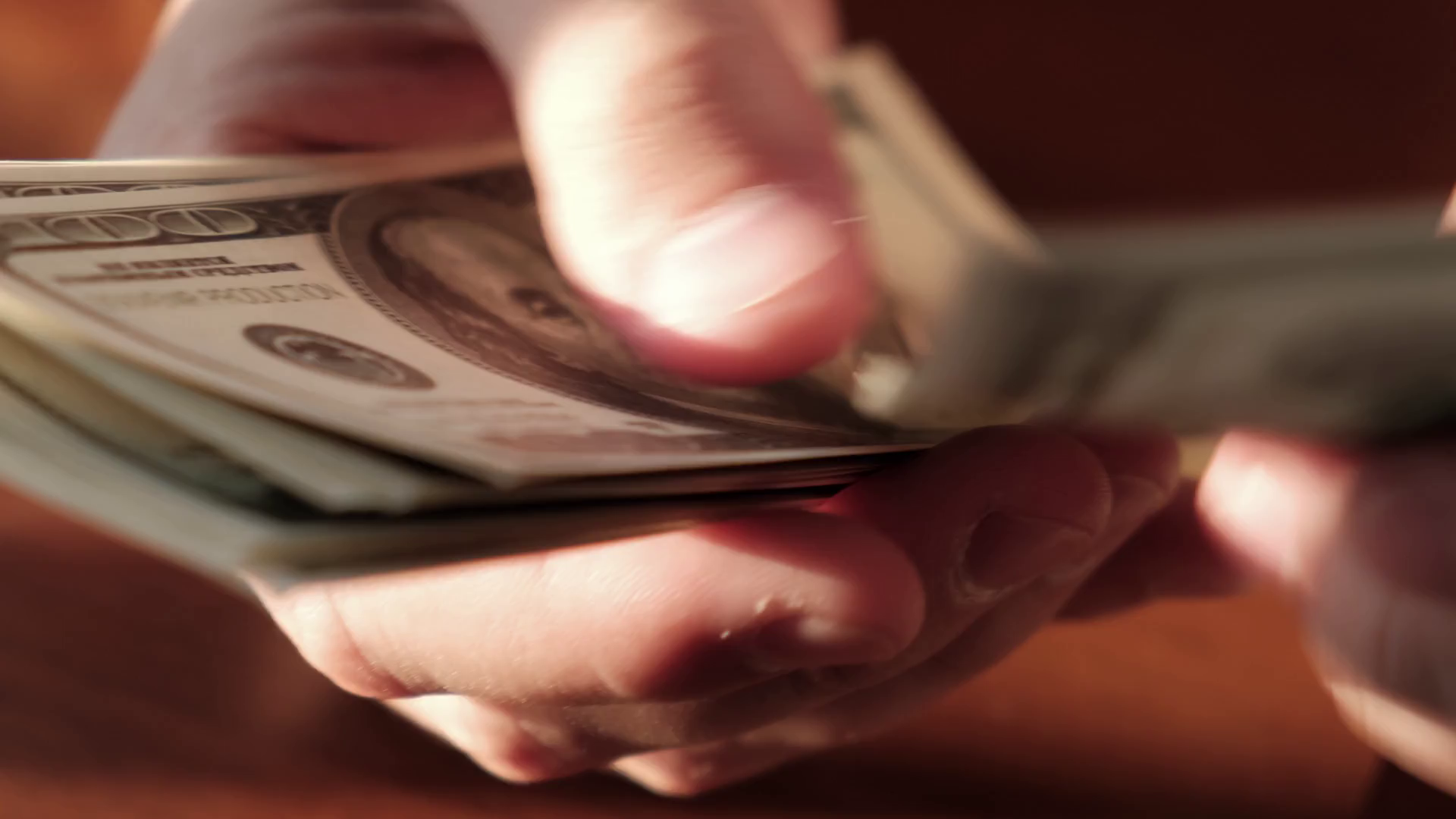 Hands Count Money Close Up Stock Motion Graphics SBV-338651976 ...