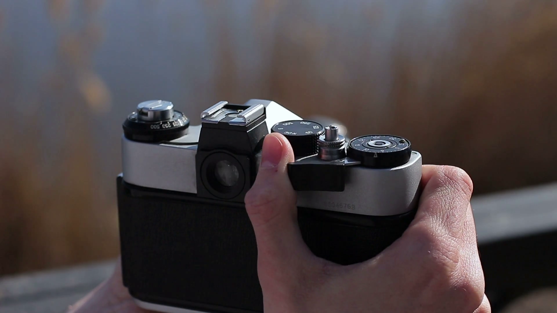 Photographer Pressing Shutter Button In Stock Footage SBV-316411404 ...