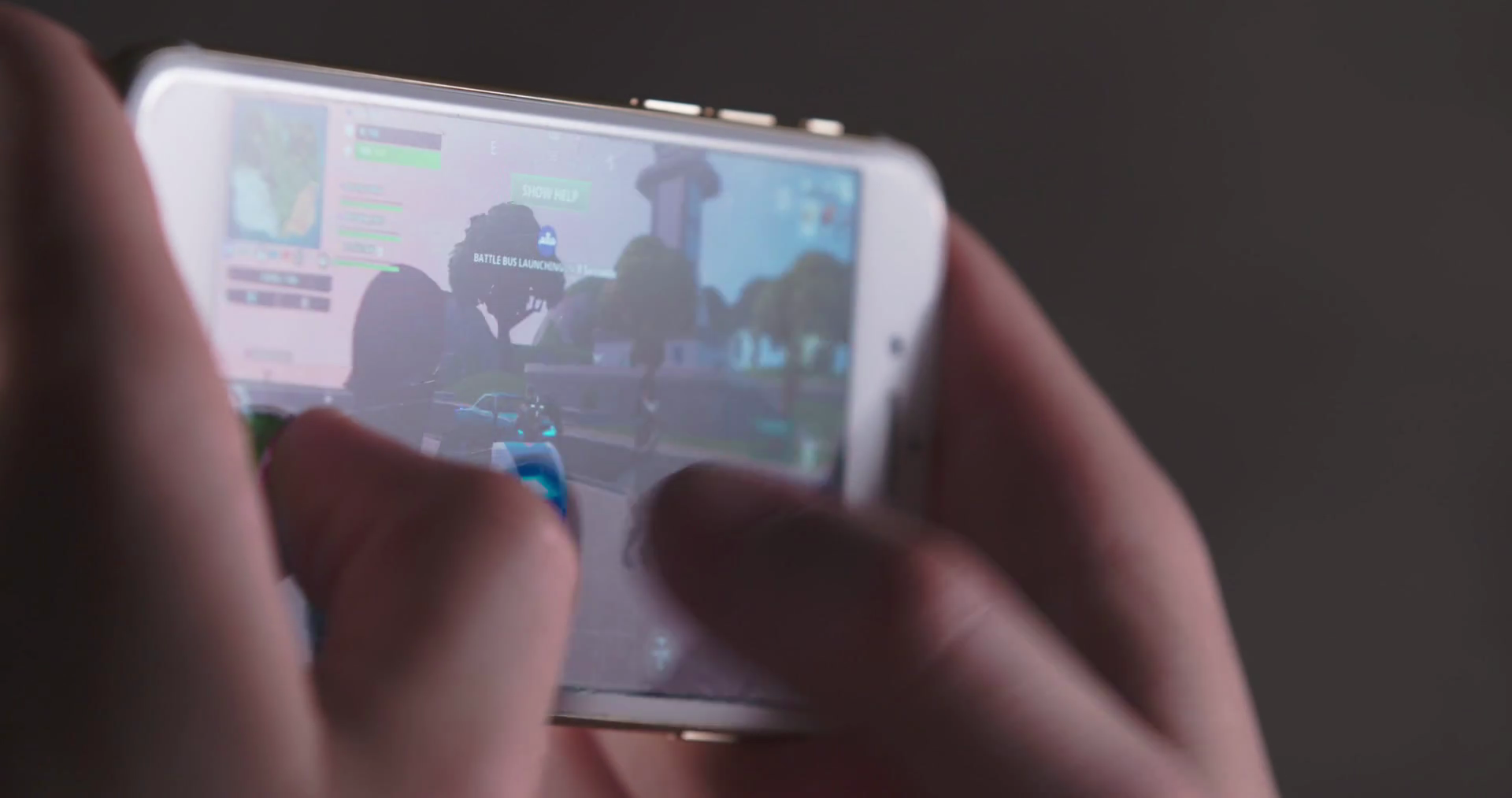 Playing Popular Video Game On Mobile Device Stock Footage SBV-335886824 ...