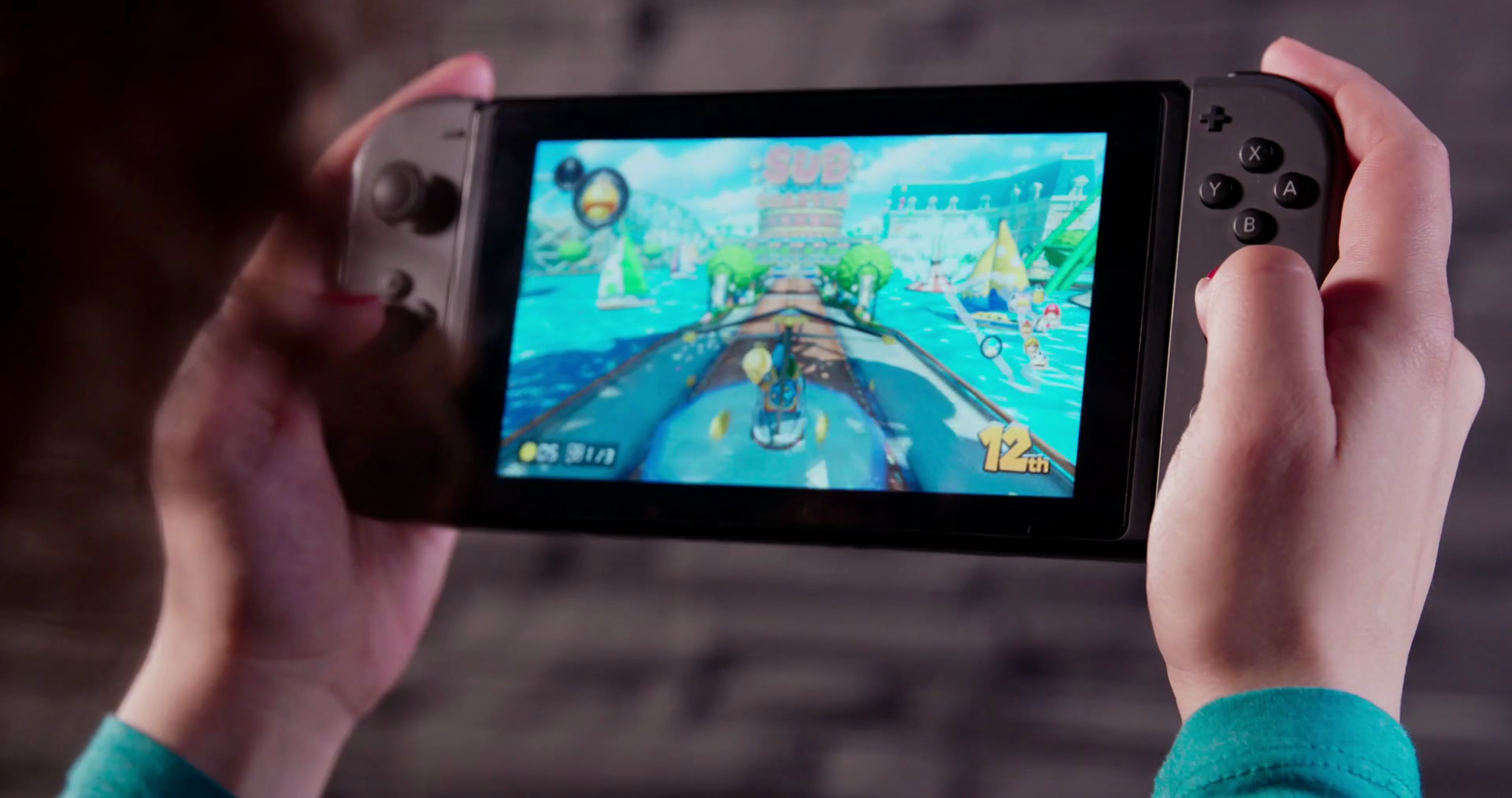 Playing Video Games On Game Console Stock Footage SBV-335886838 ...