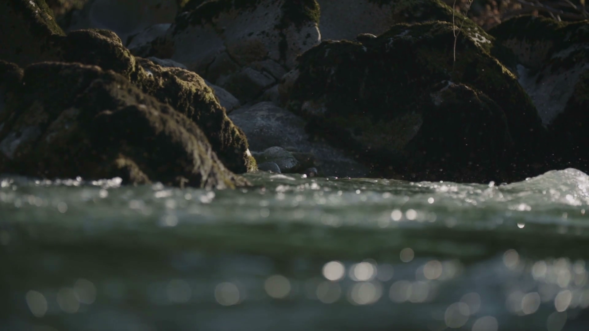 Splashing River Bank Stock Footage SBV-329663612 - Storyblocks