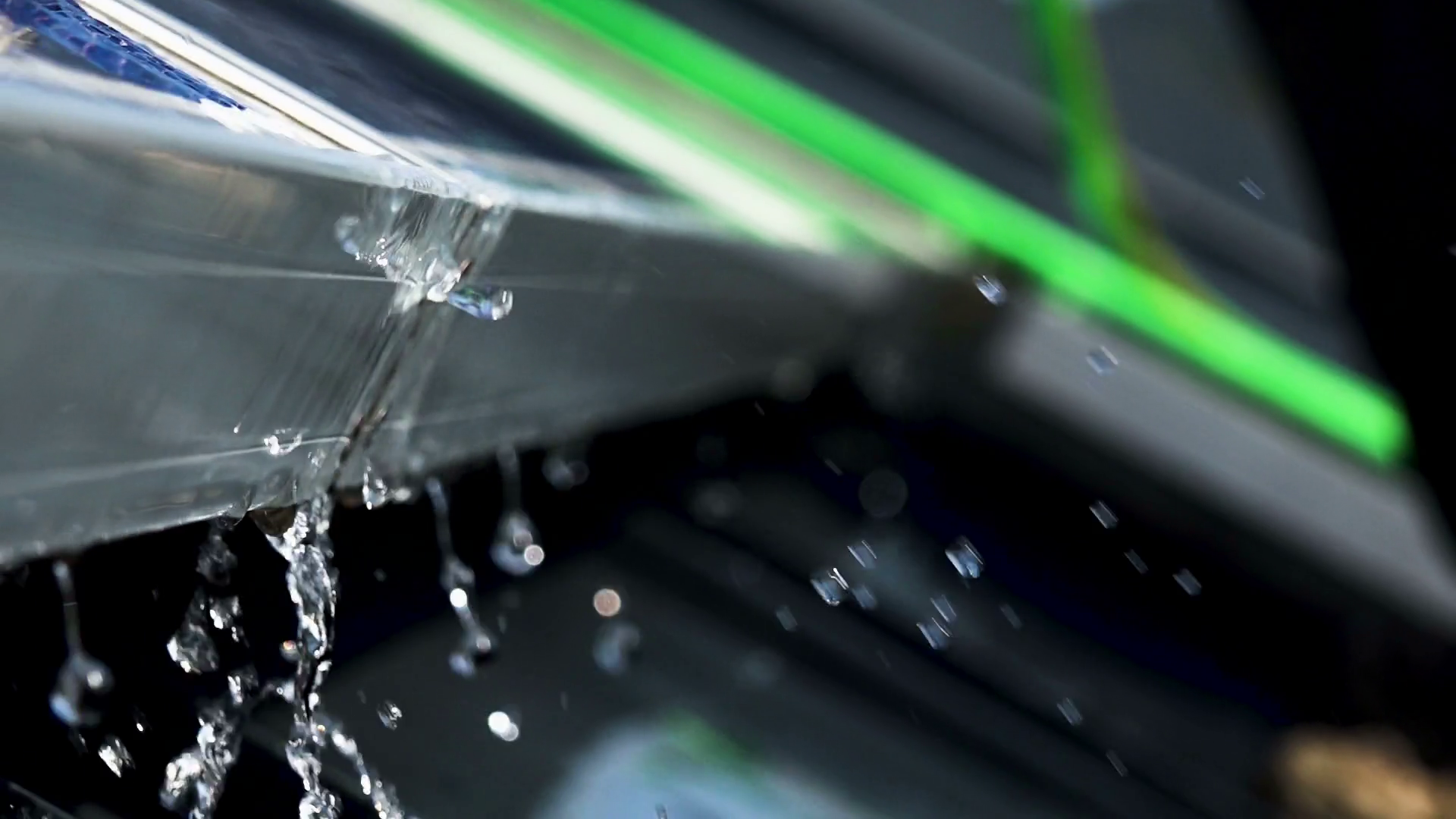 Water Dripping From Edge Of Solar Panel Stock Footage SBV-327972893 ...