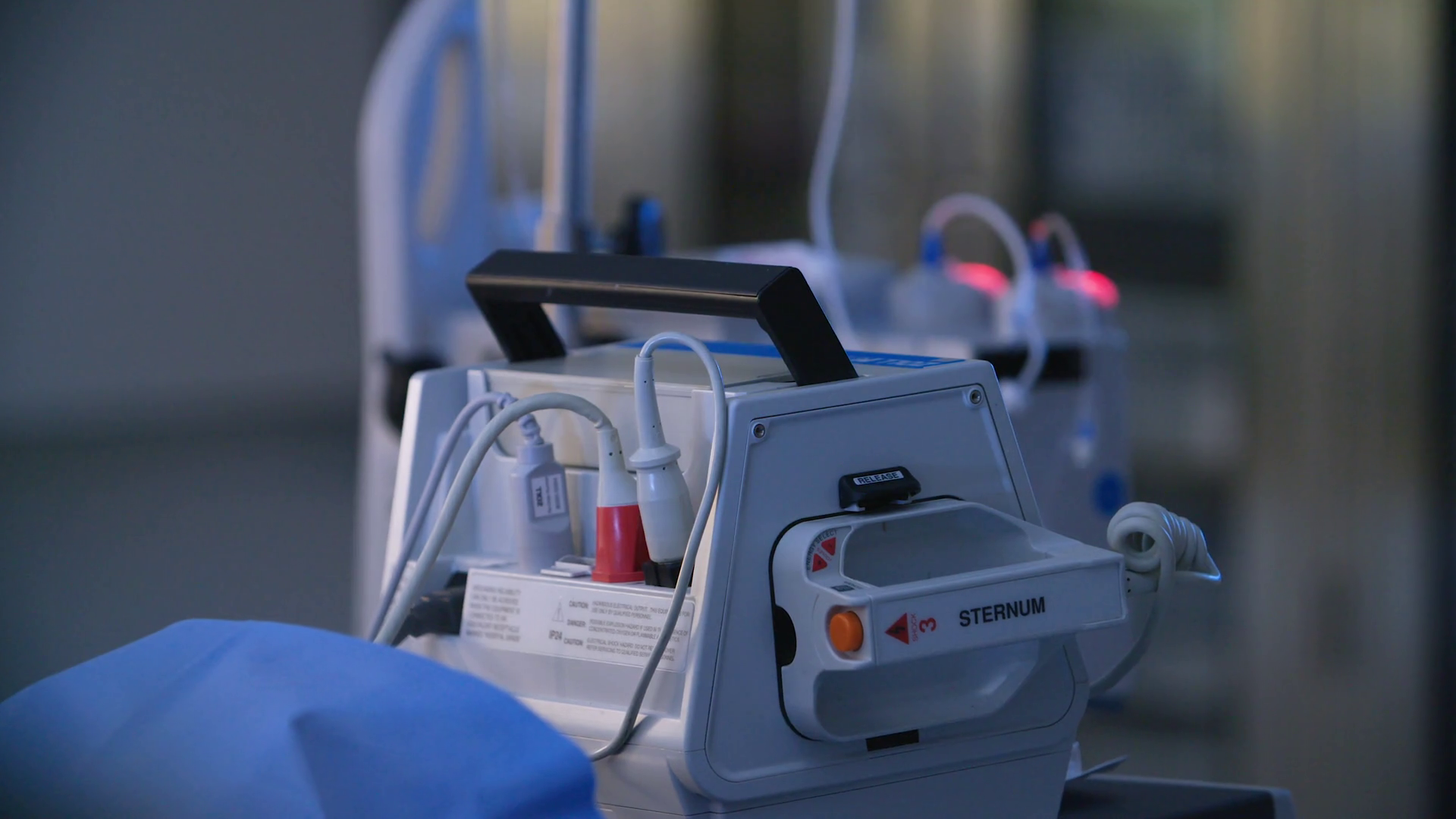 A Mobile Defibrillator Emergency Equipment Stock Footage SBV-332910326 ...