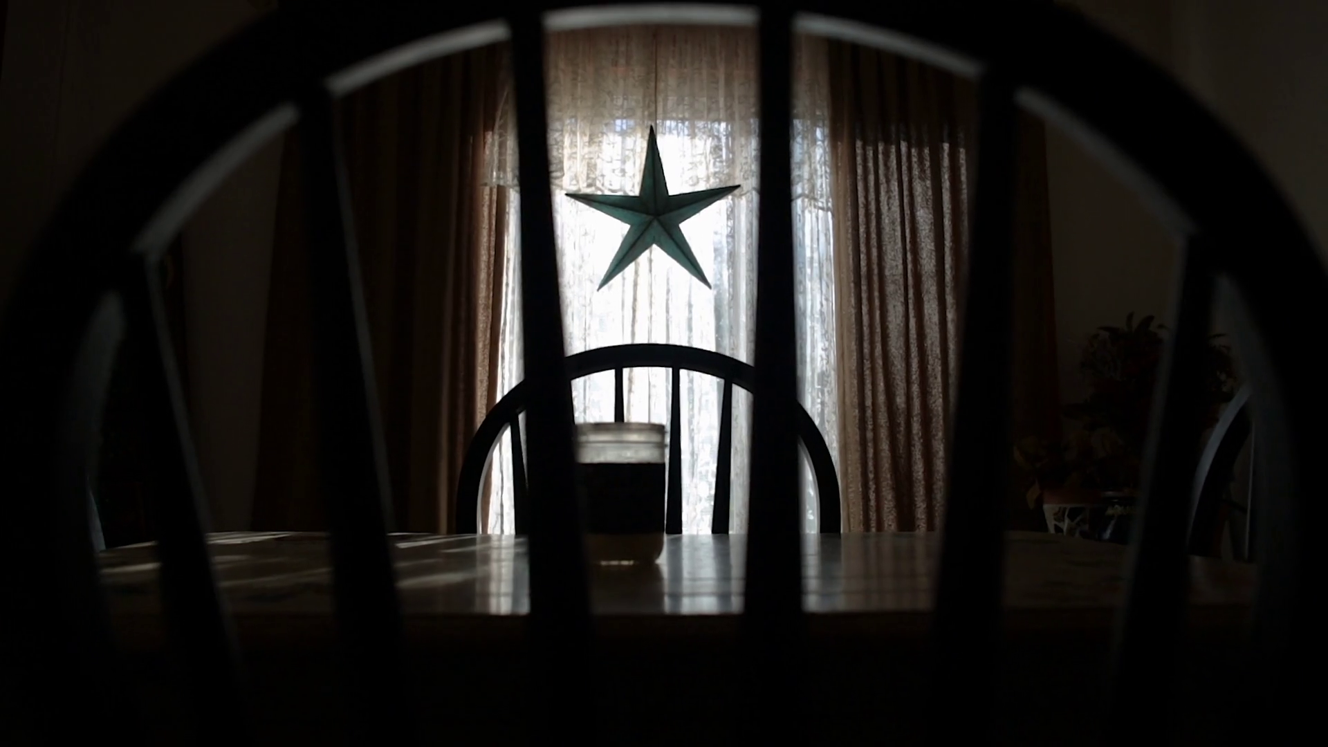 Camera Dolly Forward Past Rails Of Chair Stock Footage SBV-330151557 ...