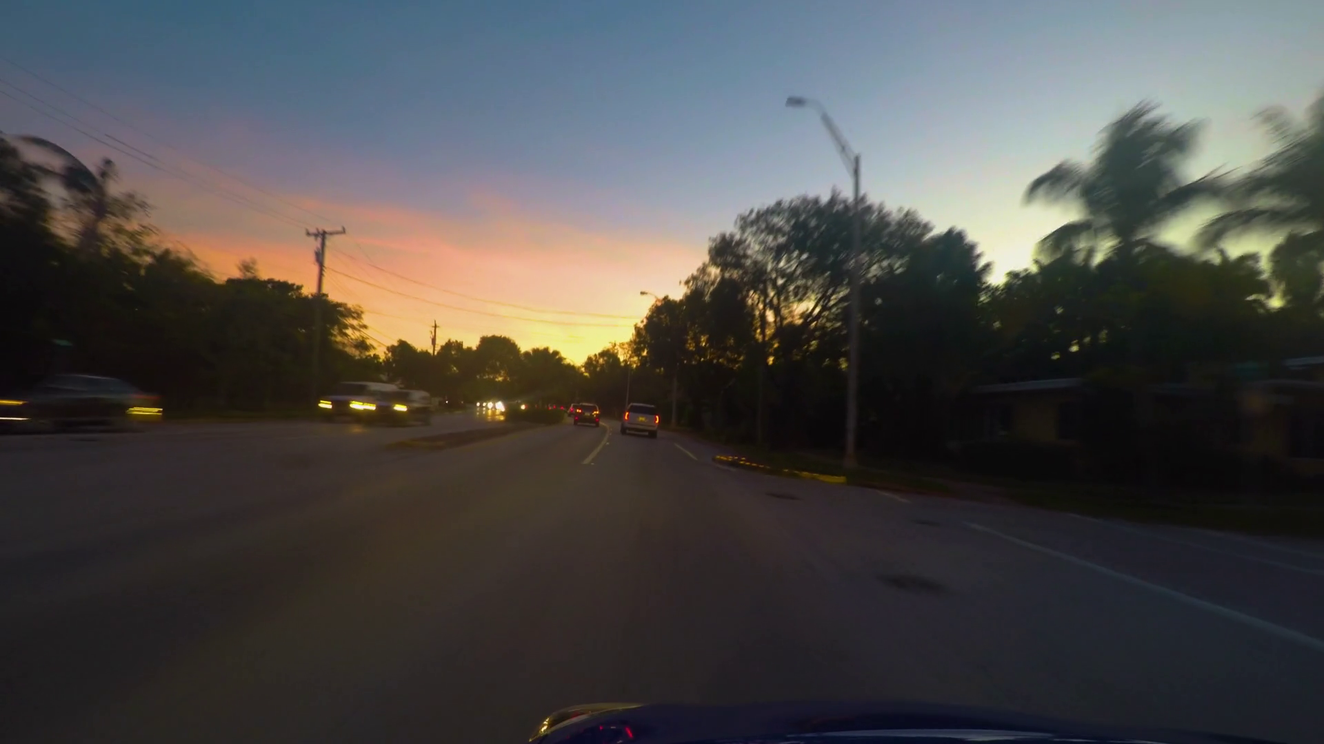 Car Pov: Driving Down Streets Into Suburbs Stock Footage SBV-331877394 ...