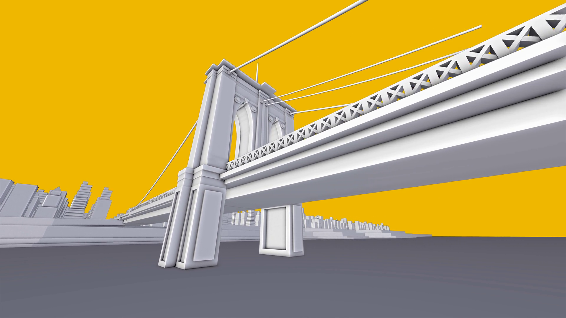 Cgi: Stylized Brooklyn Bridge Rises From Stock Motion Graphics SBV ...