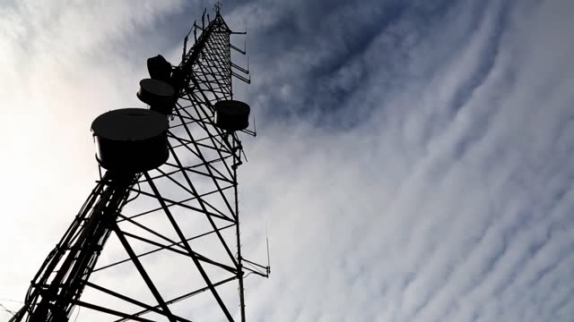 Communications Tower Stock Footage: Royalty-Free Video Clips - Storyblocks