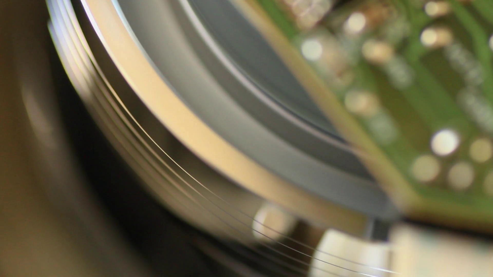 Extreme Macro Pan Of Inner Moving Parts Of Stock Footage SBV-324553900 ...