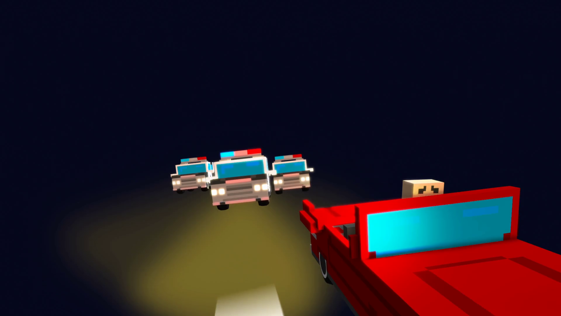 Minimalistic Voxel Animation: Police Squad Stock Footage SBV-330186683 ...