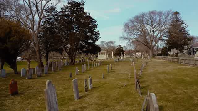 Aerial Over Cemetery Stock Footage: Royalty-Free Video Clips - Storyblocks