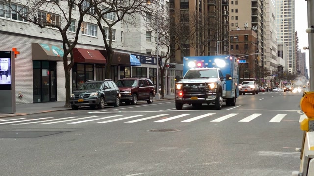 Ambulance Rushing To Hospital Stock Footage: Royalty-Free Video Clips ...