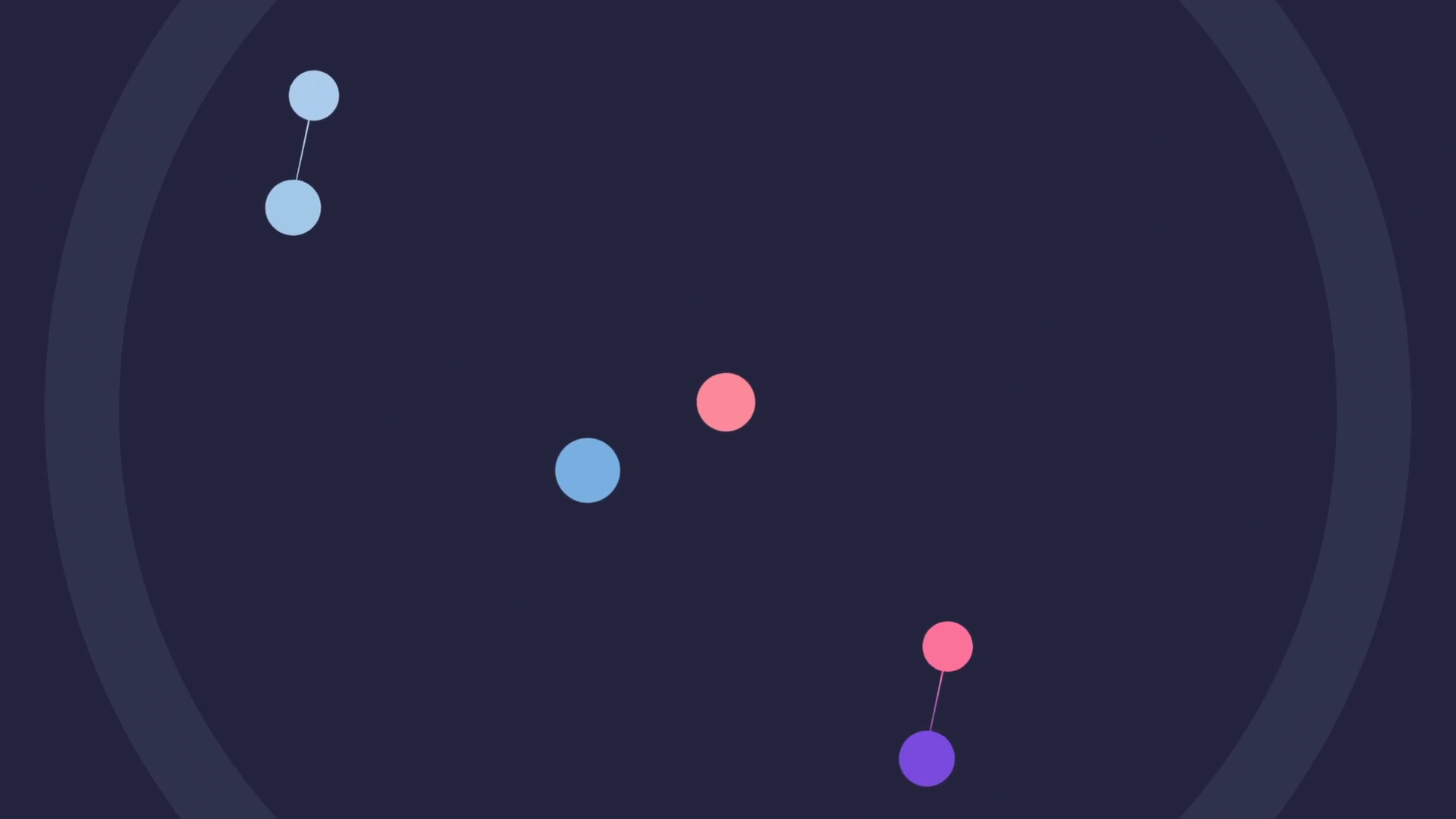Two Circles Connect Then Merge In Symbolic Stock Motion Graphics SBV ...