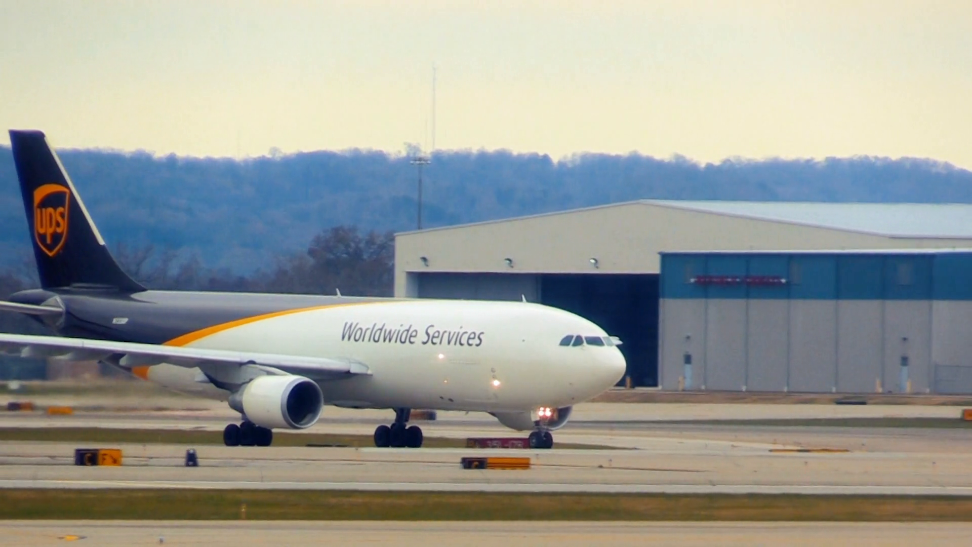 Ups Worldwide Services Cargo Aircraft Taxis Stock Footage SBV-330159070 ...