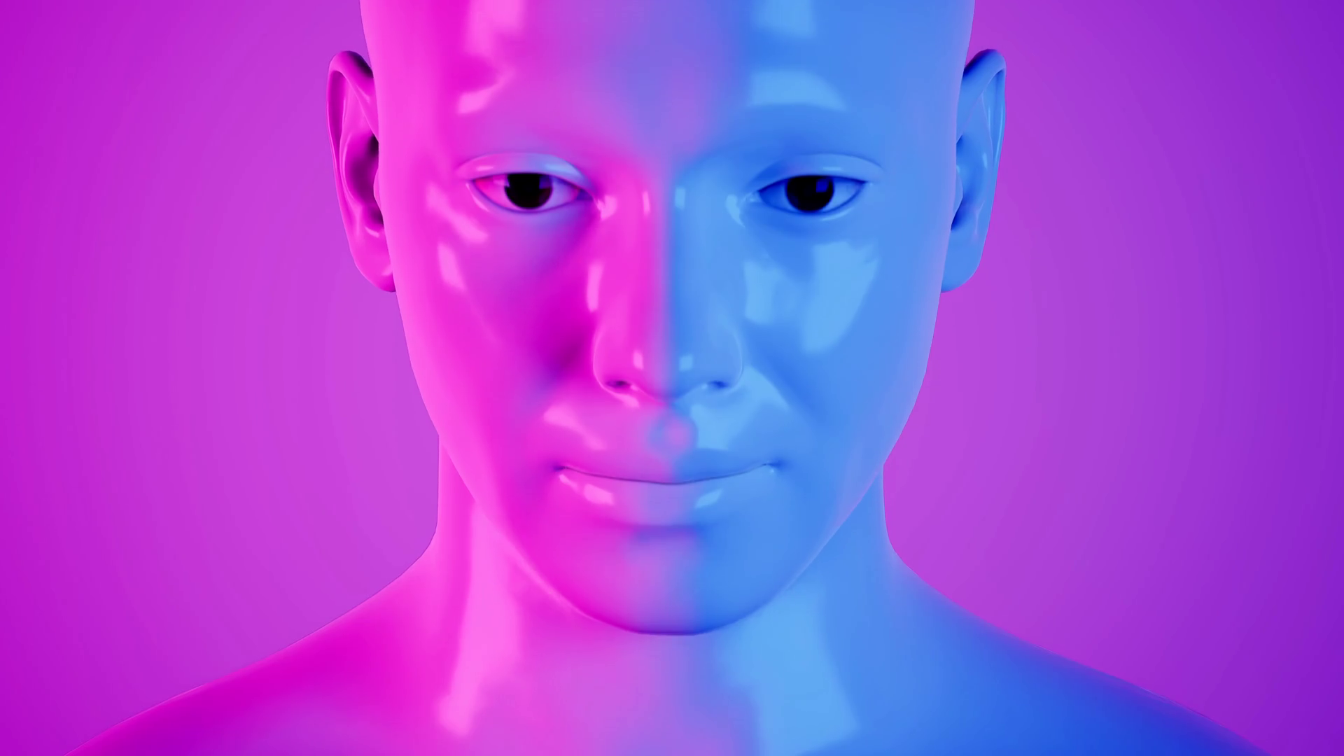 Male Hyper-realistic Robot Cyborg In Studio Stock Motion Graphics SBV ...