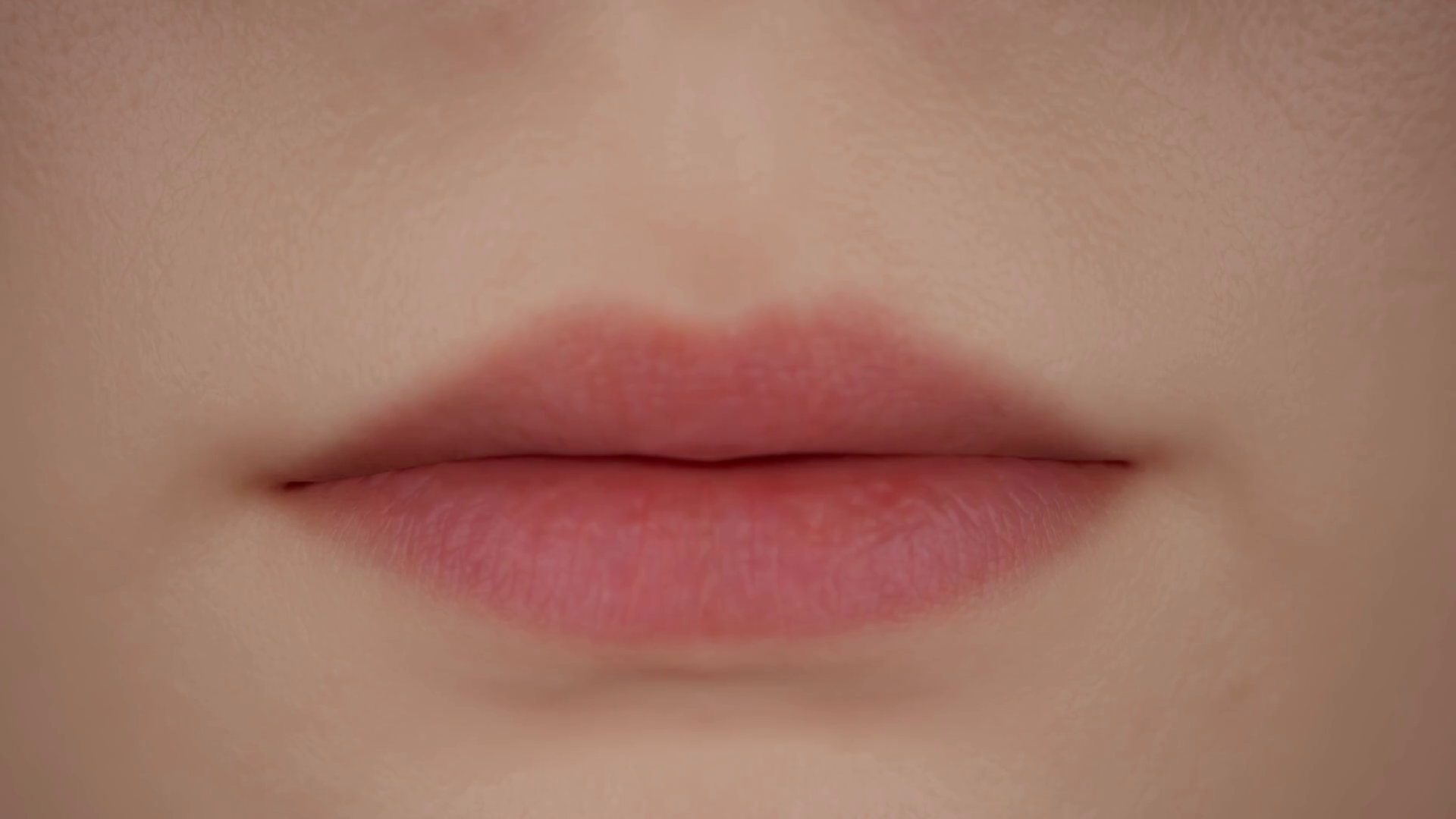 Female Lips Closeup Neutral Emotions Day Stock Motion Graphics SBV ...