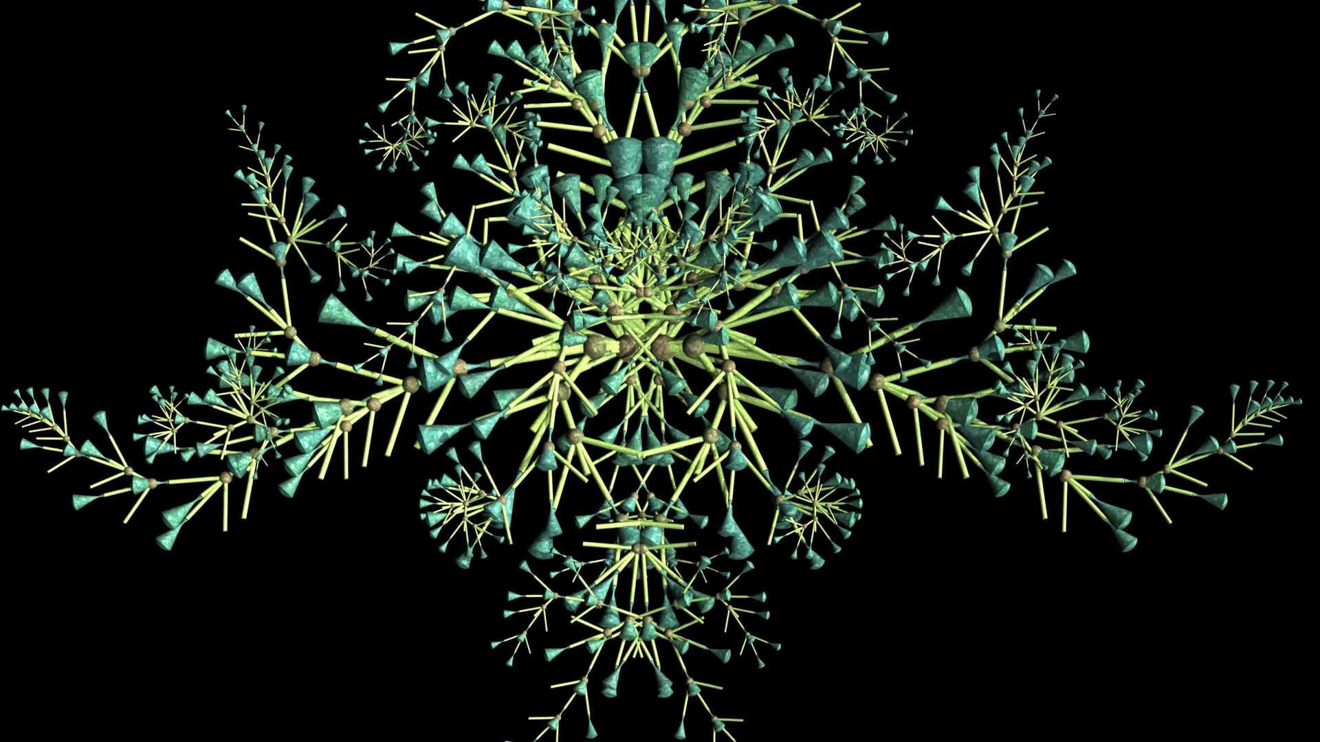 Animation of an Alien Structure Motion Background - Storyblocks