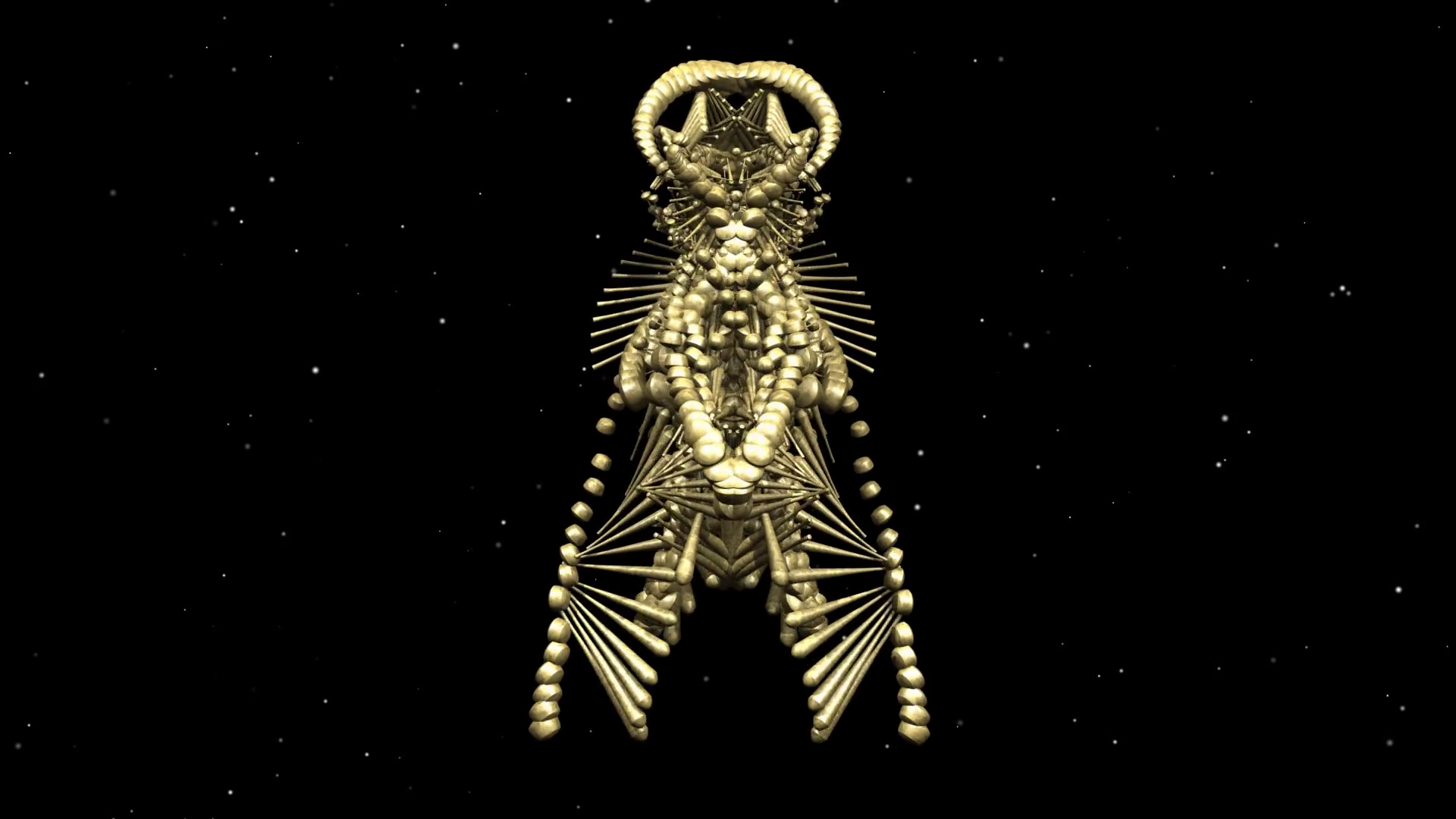 Animation of an Alien Structure Motion Background - Storyblocks