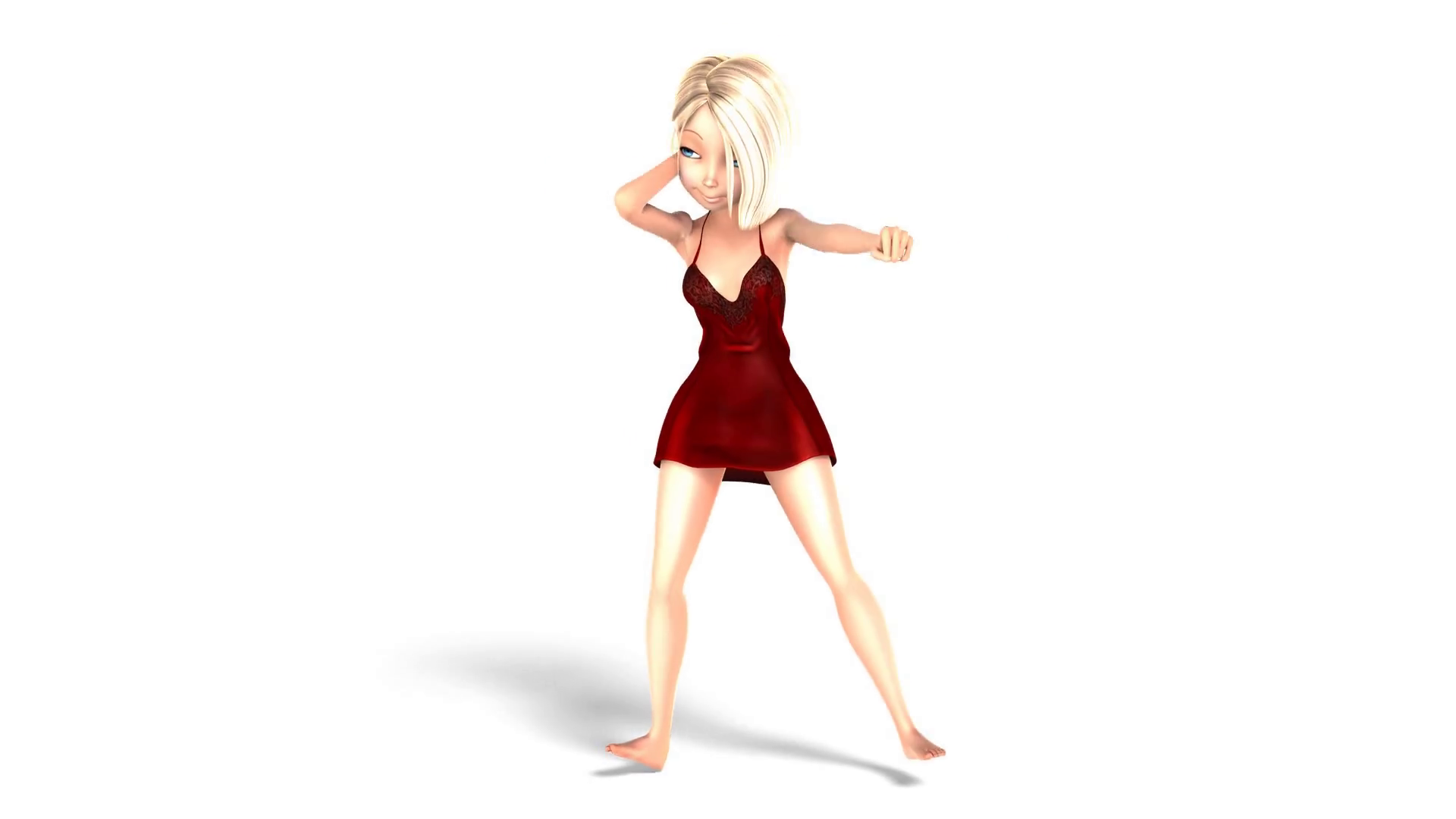 Dancing Toon Girl Stock Motion Graphics SBV-300244545 - Storyblocks