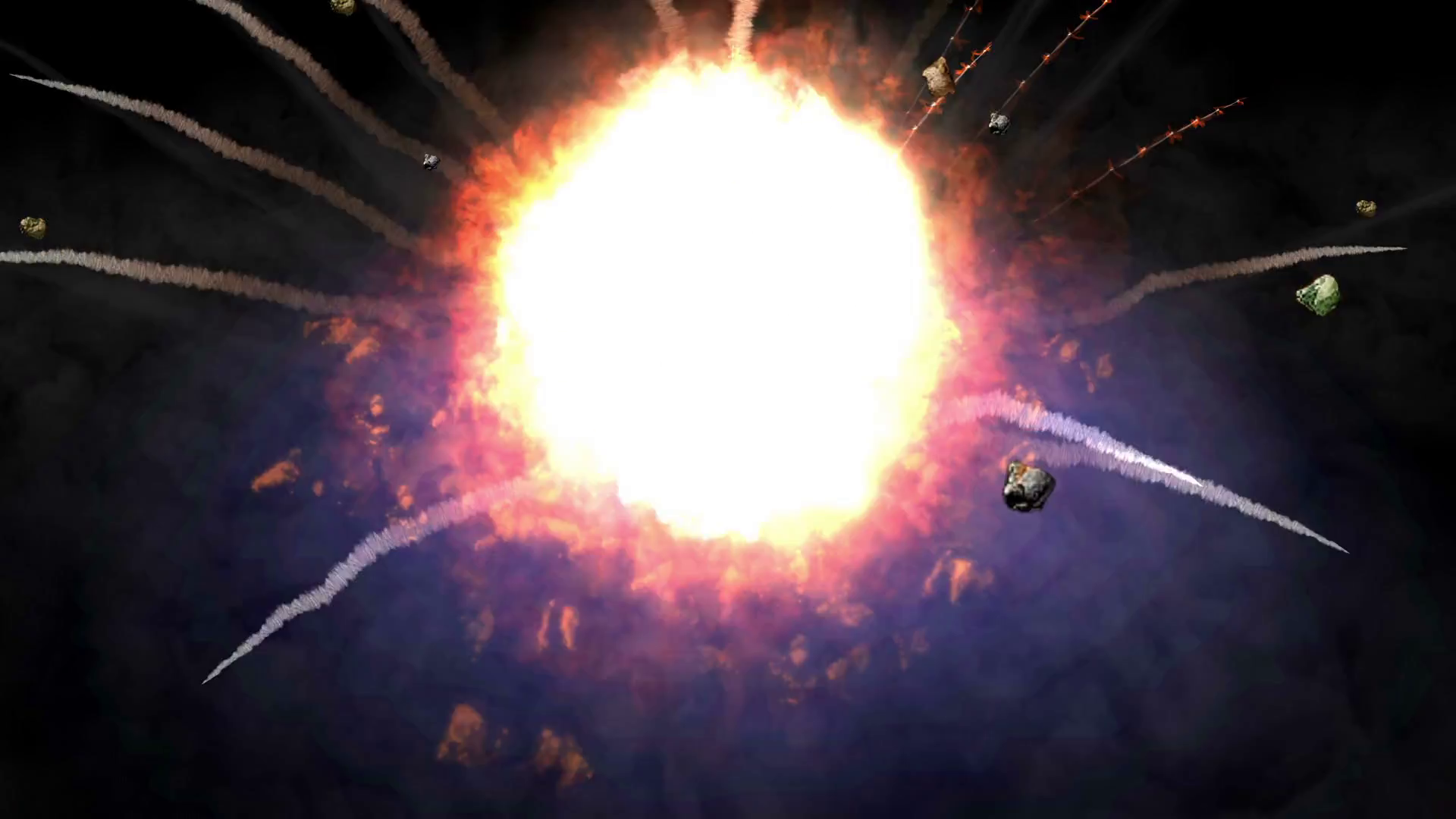 Digital Animation Of Cosmic Explosion In 4k Stock Motion Graphics SBV ...