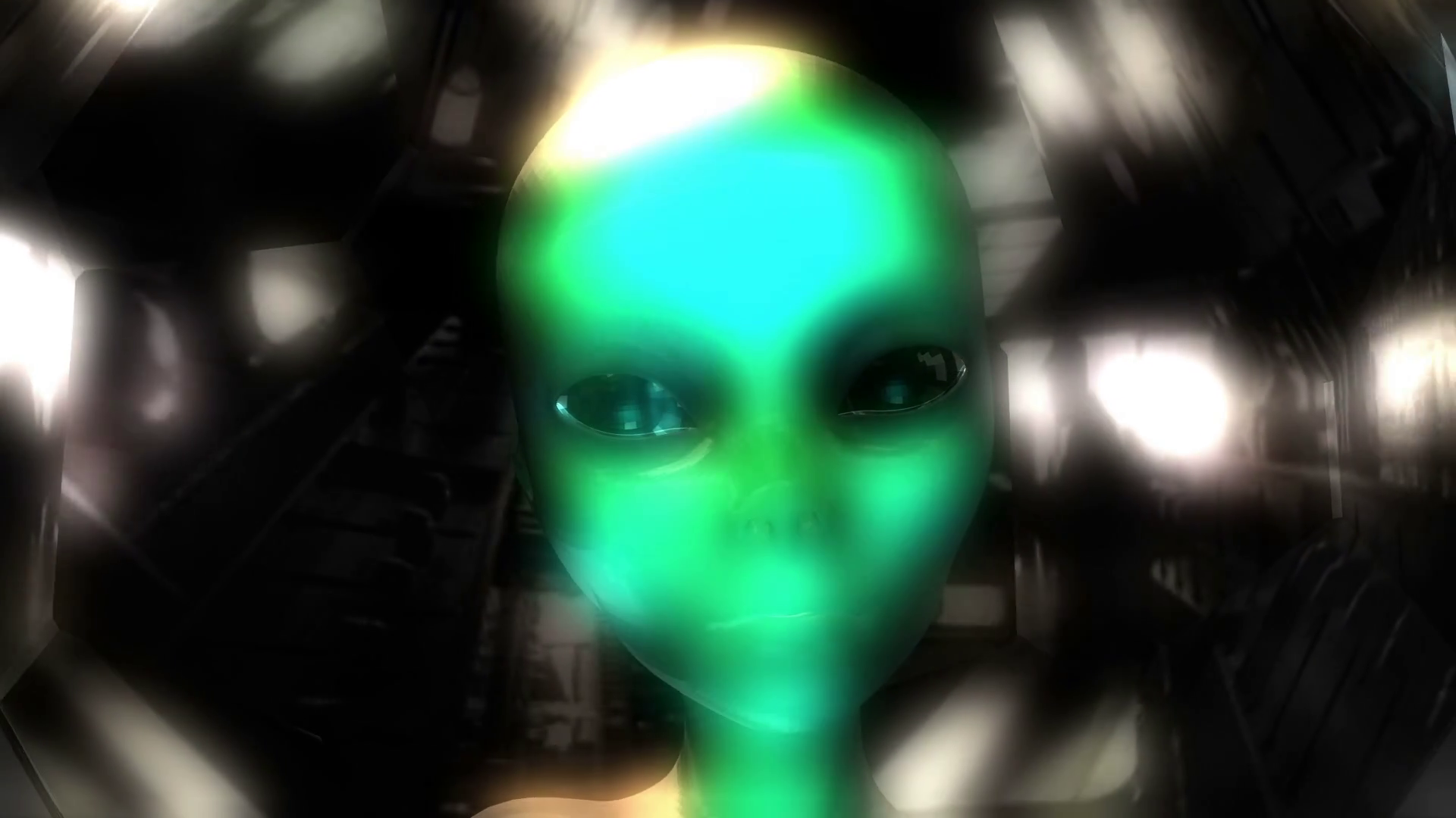 Digital 3d Animation Of Alien Head Stock Motion Graphics SBV-316083763 ...