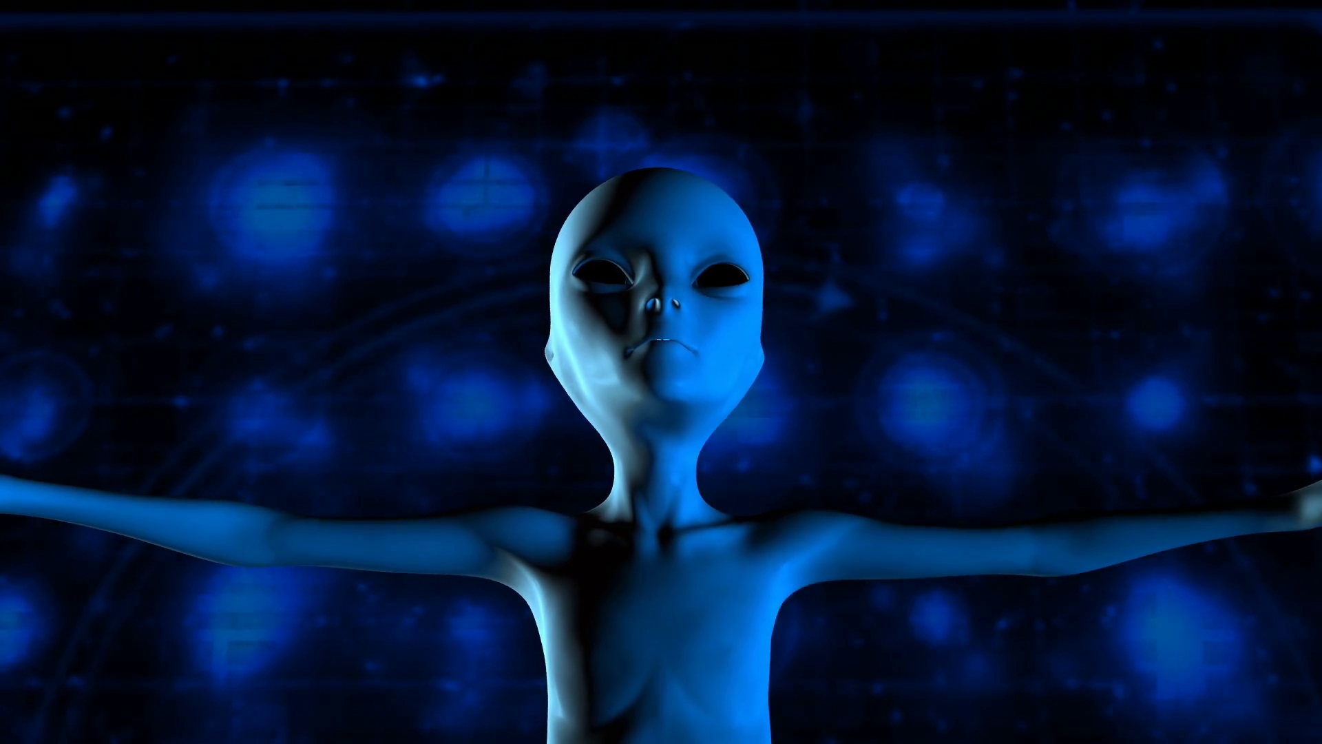 Digital 3D Animation of an Alien Motion Background - Storyblocks
