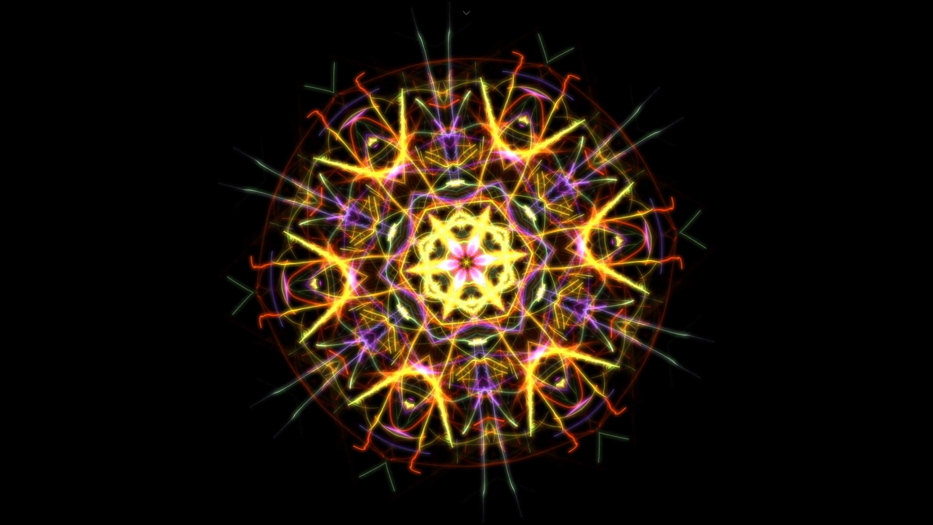Digital Animation Of Kaleidoscopic Mandala Stock Motion Graphics SBV ...