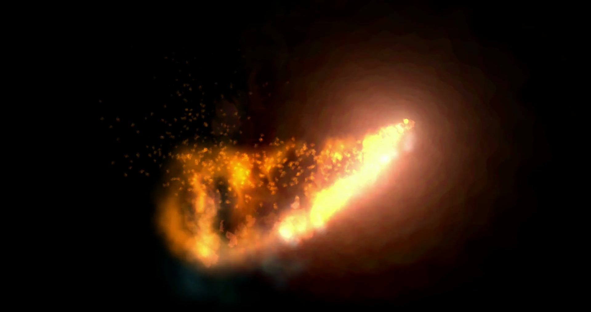 Digital Particle Animation of Fire Motion Background - Storyblocks