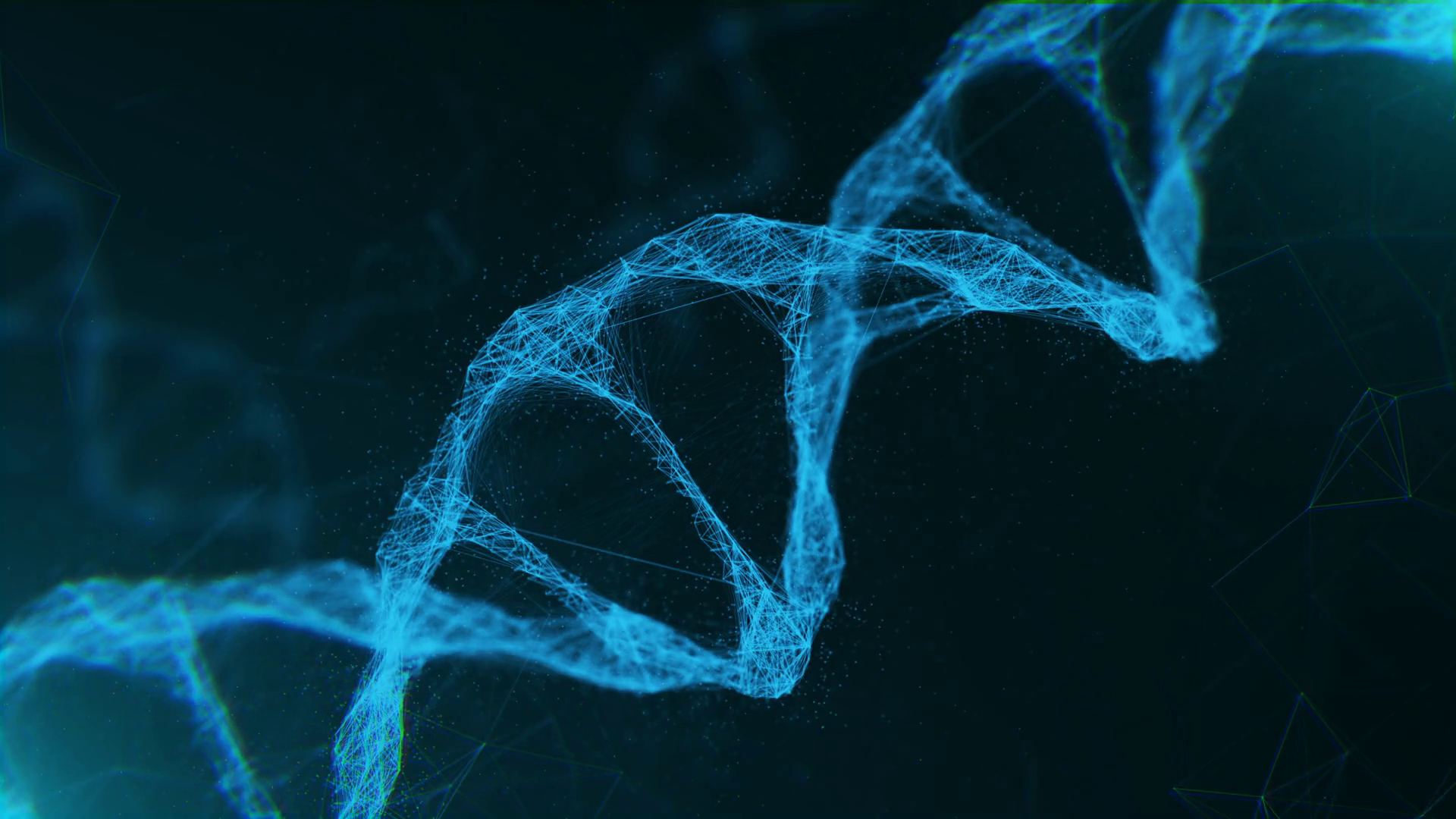 Close-up Blue Molecules Structure Dna Stock Motion Graphics SBV ...