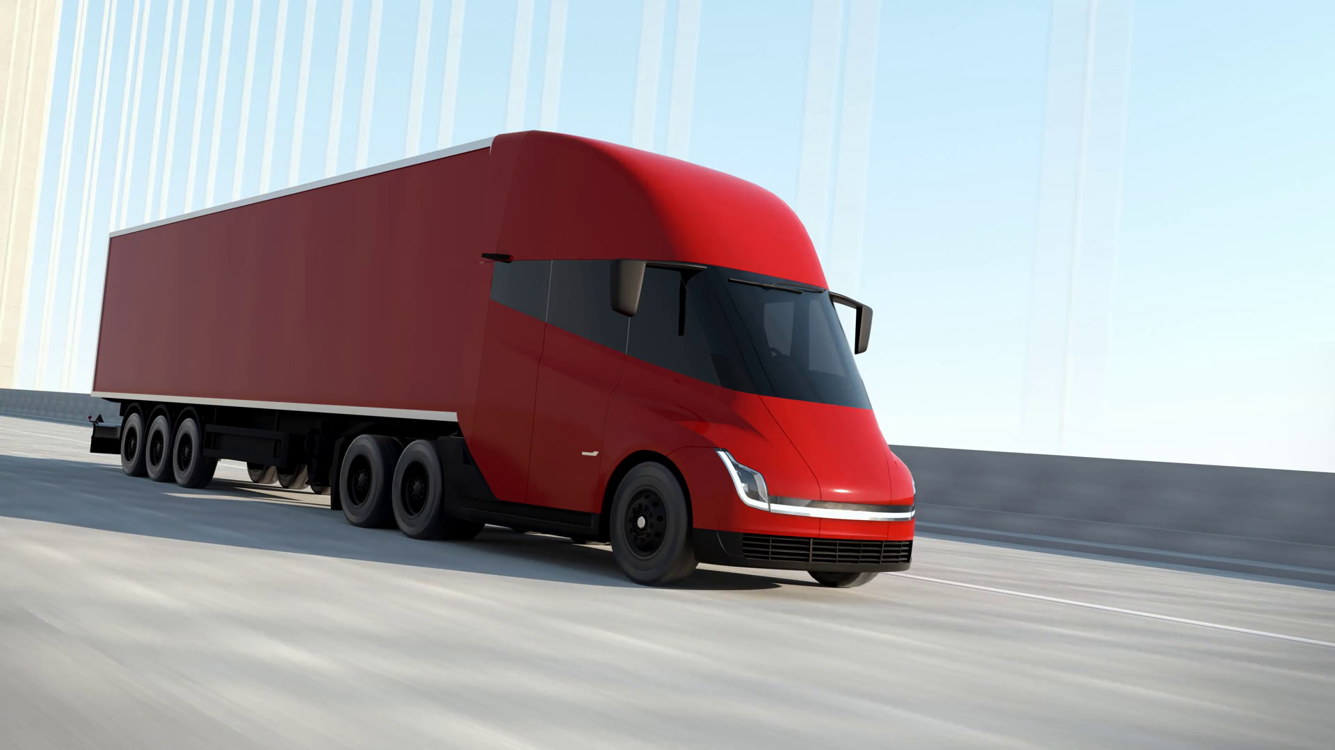 Logistics Transporter Delivering Goods Stock Motion Graphics SBV ...