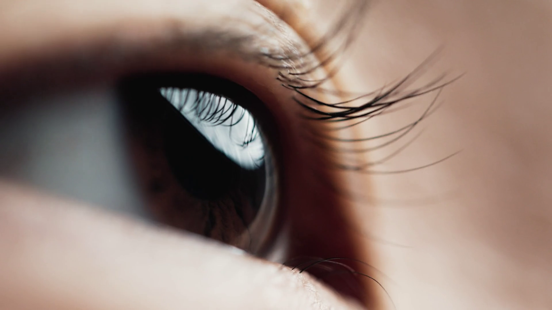 Eye Of Young Asian Woman Looking Side In Stock Footage SBV-348638174 ...