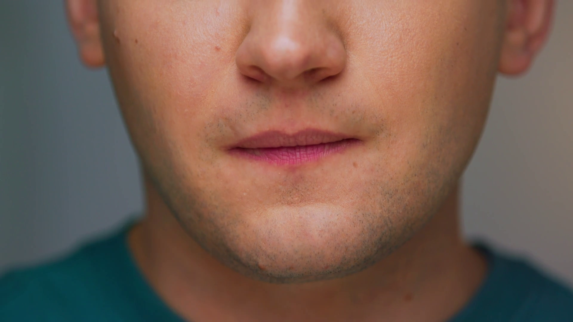 Portrait Of Young Man Eating Dinner Food On Stock Footage SBV-348770187 ...