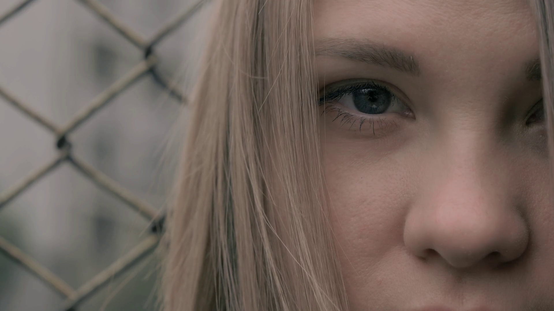 Portrait Of Moody Sad Blonde European Girl Stock Footage SBV-330312171 ...