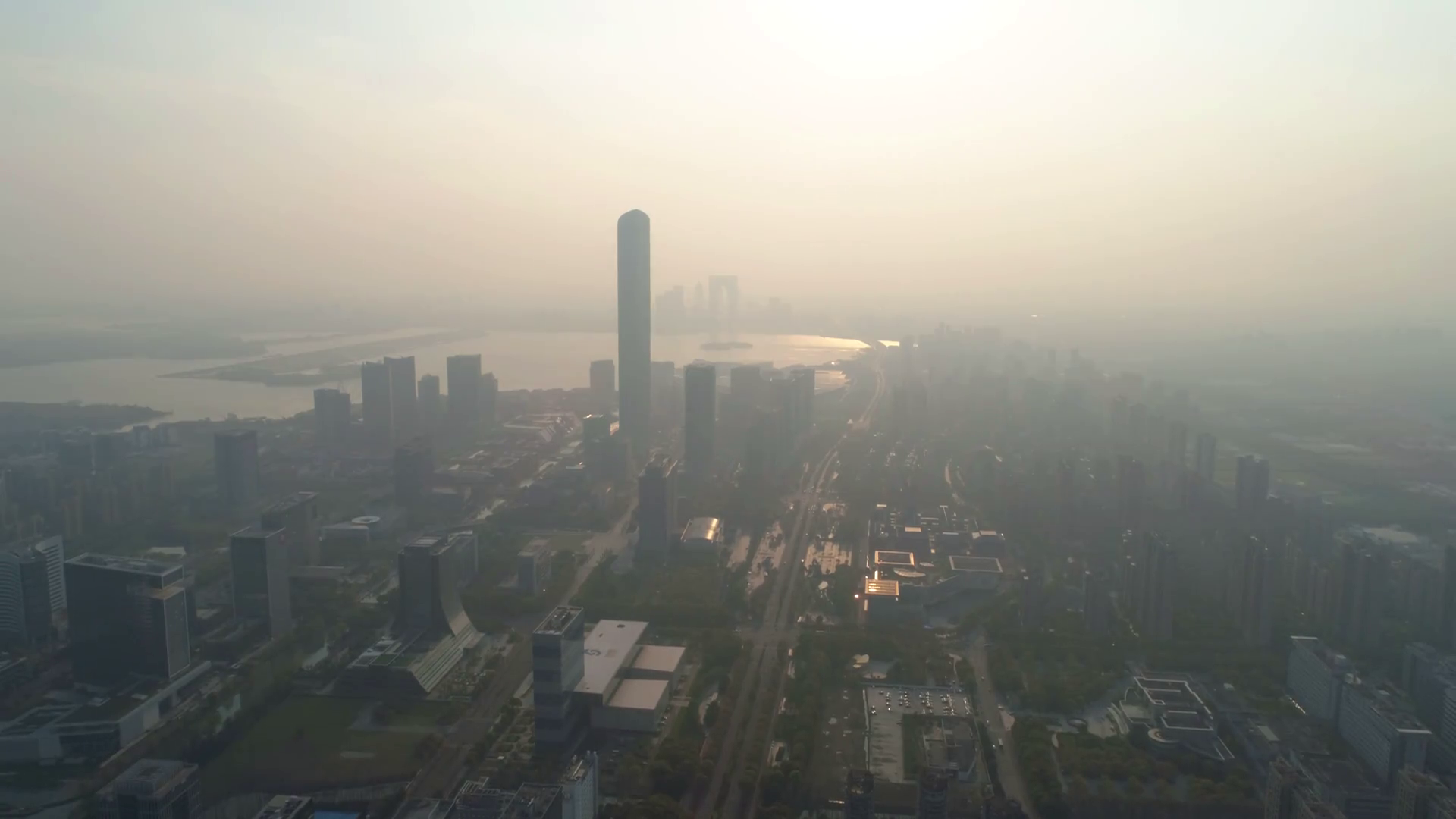 Suzhou China - April 4 2020: Aerial View Of Stock Footage SBV-338590573 ...